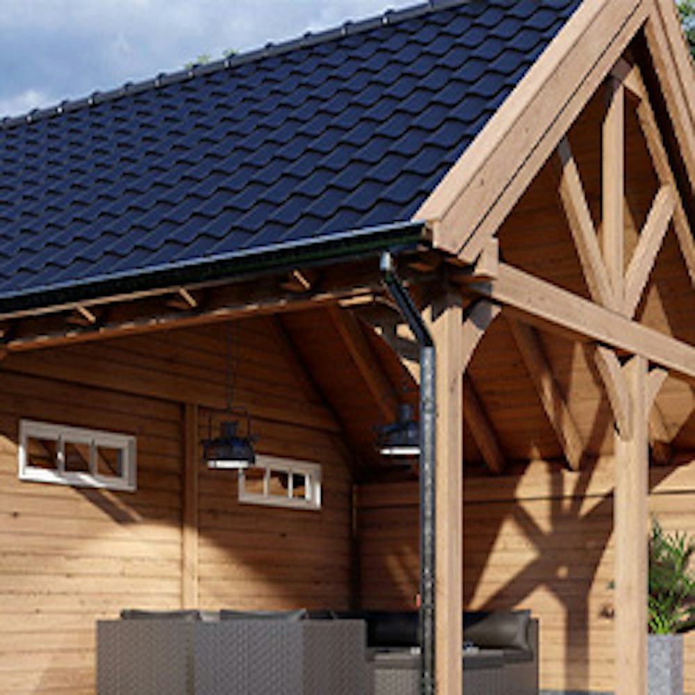 Zinken dakgoot : klassieke zinken look! Authentieke zinken dakgoten